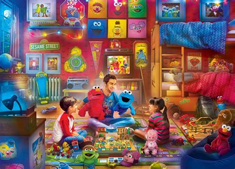 Sesame Street Playtime 1000 Piece Jigsaw Puzzle By Masterpieces