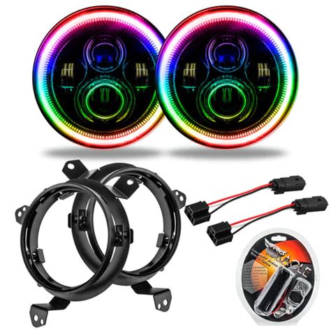 Oracle Jeep Wrangler Jlgladiator Jt 7in High Powered Led Headlights