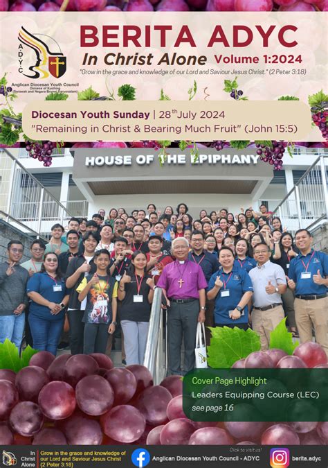 Anglican Diocesan Youth Council Diocese Of Kuching