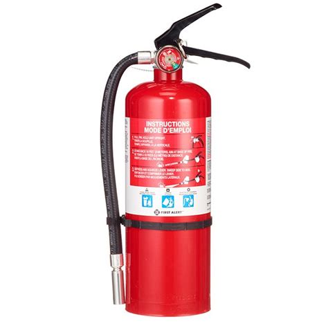 First Alert 102 Lb Red Metal Rechargeable Heavy Duty Fire Extinguisher