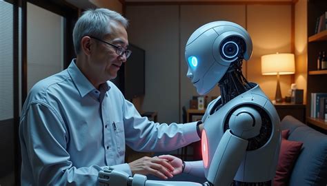 Free Technology Meets Compassion Image Robot Futuristic Assistance