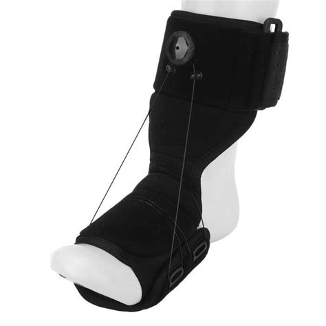 Mxzzand Attelle de nuit pour fasciite plantaire Attelle de pied tombante Angle réglable