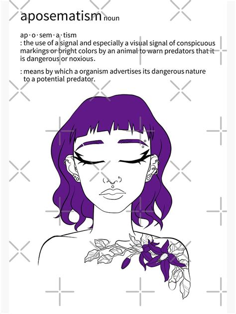 Aposematism Sticker For Sale By Guardianmaiden Redbubble