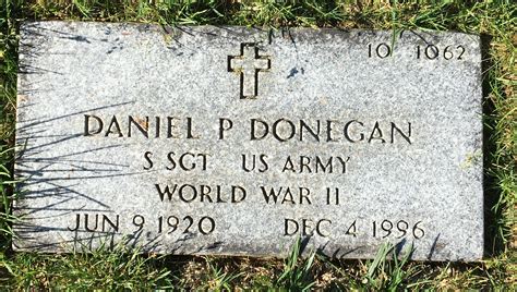 Ssgt Daniel P Donegan 1920 1996 Find A Grave Memorial