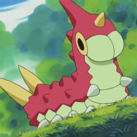 Download Wurmple On Grass Wallpaper