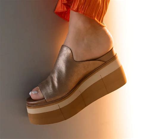 Nakedfeet Flow Wedge In Gold 75 In 2025 Boutique Orthopedic Shoes