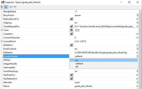 Matlab Updating Chart In A Gui With Timer Creates A New Figure And Axes Stack Overflow