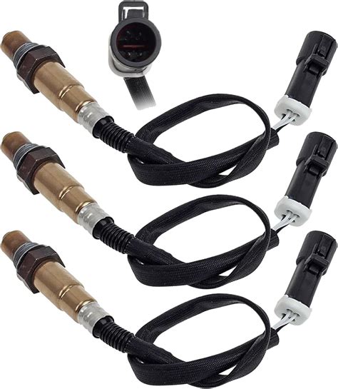 2 Pcs Upper O2 Sensors And 1 Pcs Lower O2 Sensor Replacement For Ford 1997 1998 1999 2000 Ranger