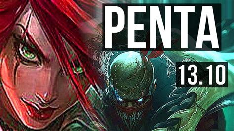 KATA Vs PYKE MID Penta M Mastery Legendary Games KR Master