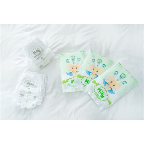 Bỉm Mây Organic Miếng Dùng Thử Siêu Mỏng Chống Hăm Thấm Hút S M L