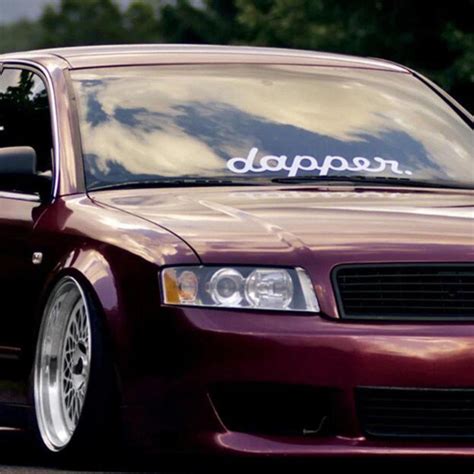 Dapper Sticker Vinyl Decal Sticker Sticker For Windsheild Racecar