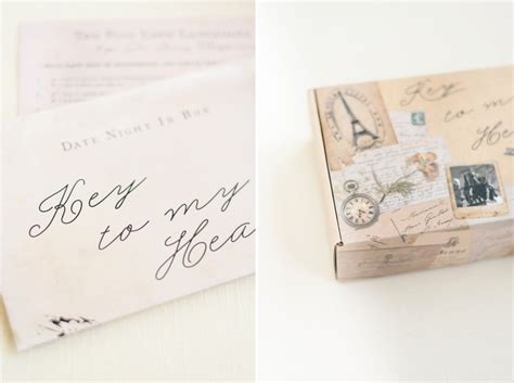 Date Box For Couples Date Night In Box Key To My Heart