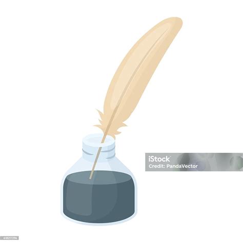 Écriture De Licône De Ticket Stylo Dans Le Style Dessin Animé Isolé Sur