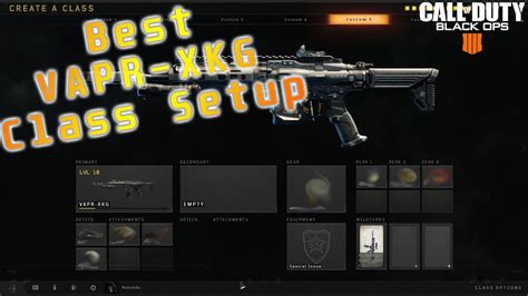 THE BEST VAPR XKG CLASS SETUP Call Of Duty Black Ops YouTube