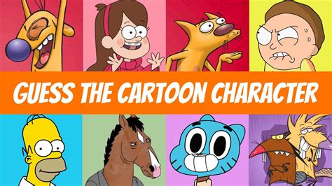 Guess The Cartoon Character Cartoon Quiz Youtube