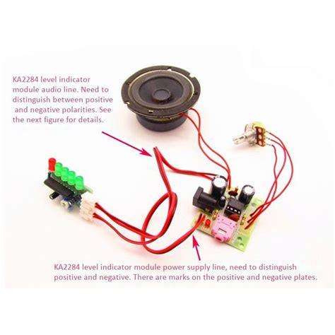 W Mini Electronic Transparent Speaker Box DIY Kit Vicedeal