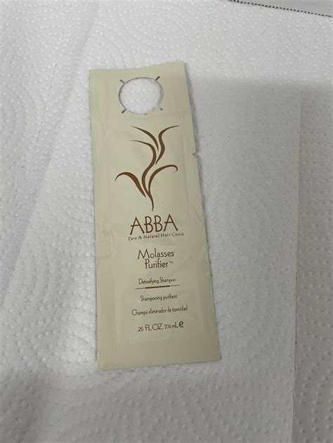 Abba Molasses Purifier Detoxifying Shampoo 50 Packets 125oz S Copy