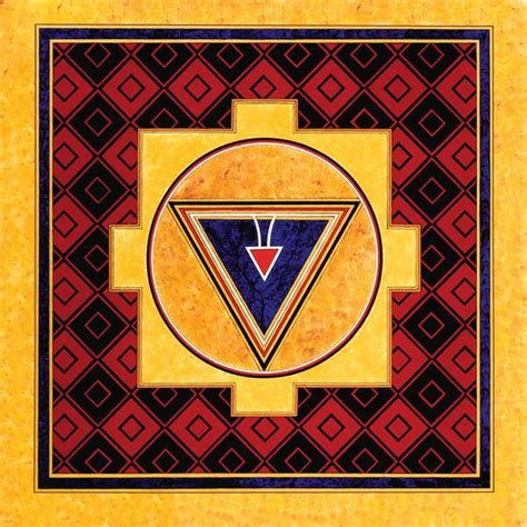 Shakti Yantra The Goddess Shakti Taking The Form Of A Triangle Brings