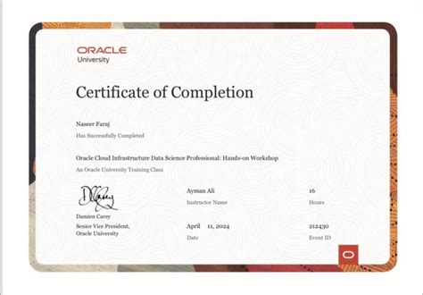 Naseer Faraj On Linkedin Oracle Cloud Infrastructure Data Science