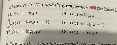 solved in exercises 13 18 graph the given function hint