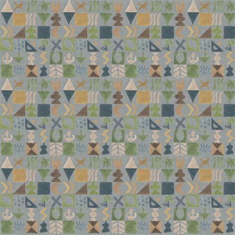 Potato Print By G P And J Baker Blue Wallpaper Wallpaper Direct