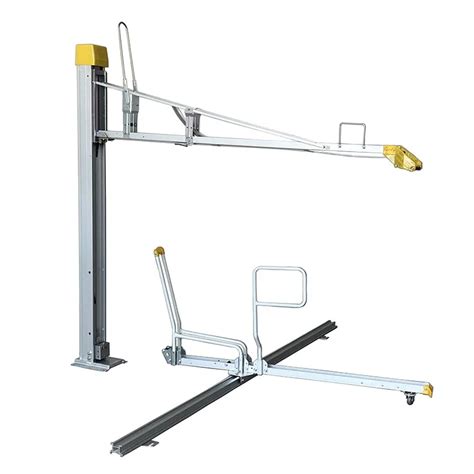 China Gas Spring Operated Double Stacked Bike Storage Rack With Lock Supplier Manufacturer