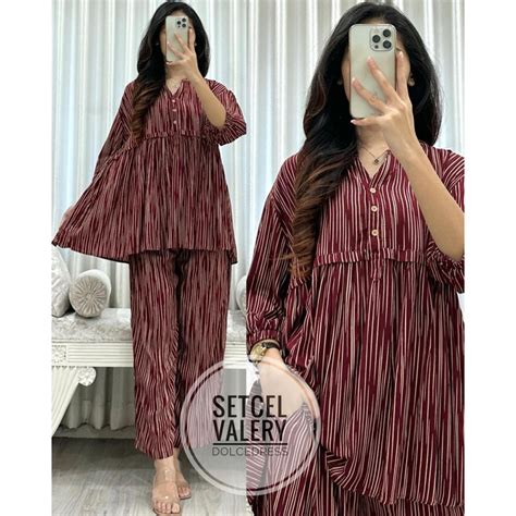 Jual Daster Arab Dolce Setelan Valery Piyama One Set By Dolce Dress