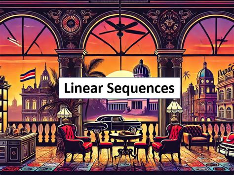 Linear Sequences Full Lesson Set Teaching Resources