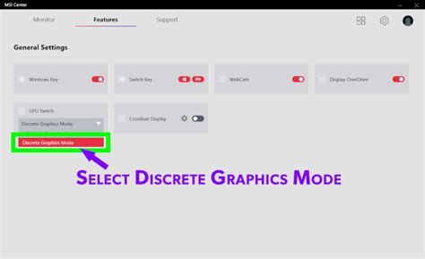 How To Use The Discrete Graphics Card On Msi Laptops Vmix