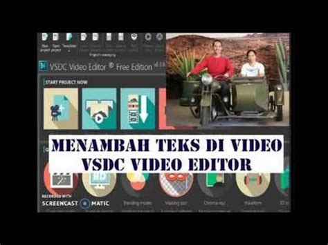 Cara Menambahkan Teks Pada Video Jurnal Siswa