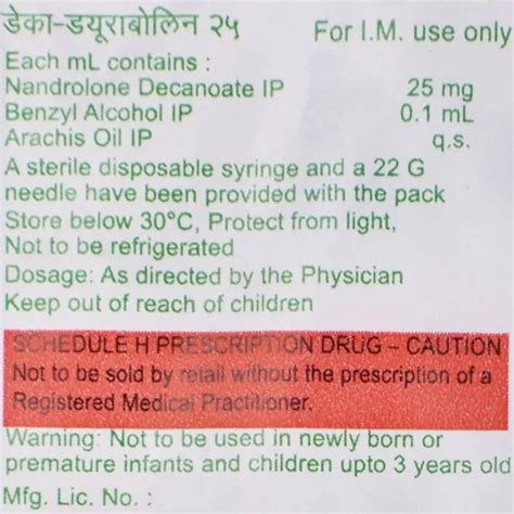 Deca Durabolin Injection 25 Mg At ₹ 750vial No1 Medicine Exporter