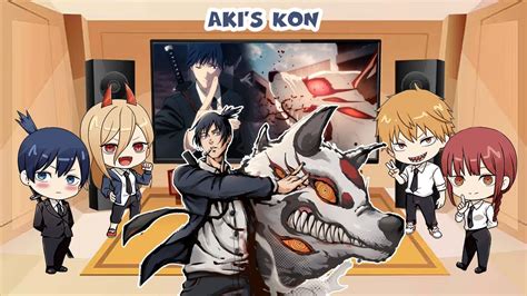 Chainsaw Man React To Akis Kon Gacha Club チェンソーマン Youtube