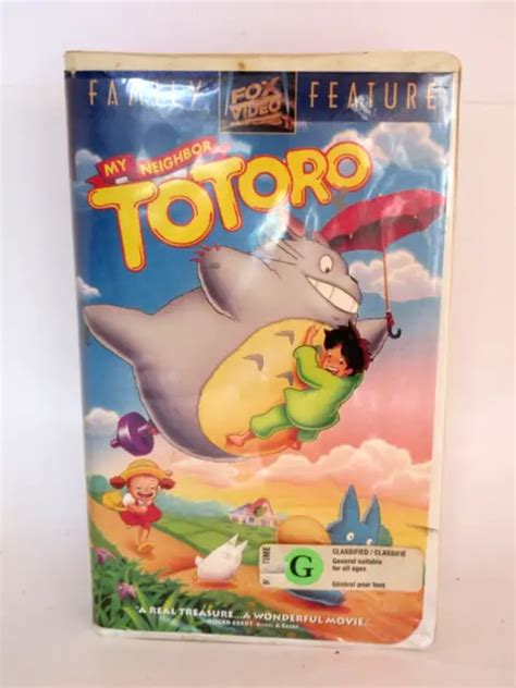 Old Vintage 1994 My Neighbor Totoro Vhs Tape 1829 Picclick Ca