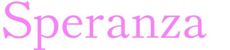 Speranza | Name for Girls | UK Baby Names