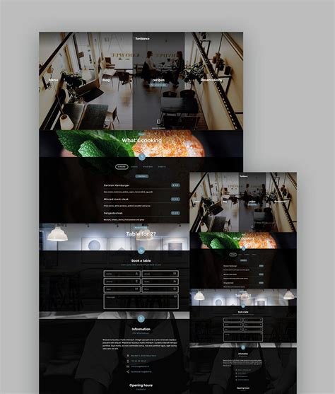 23 Best Responsive Restaurant Food Website HTML Templates