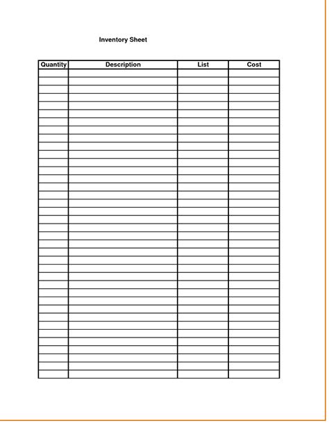 Basic Stock Control Spreadsheet Google Spreadshee Basic Stock Control