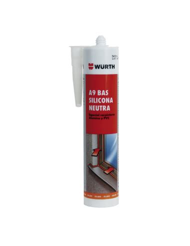 Silicona Neutra Transparente Wurth Selladora para carpintería y obra