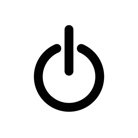 Power Activation Button Icon For Electronic Devices On Off Controls