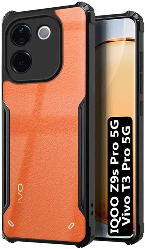 SPAZY CASE IQOO Z9s Pro 5G Vivo T3 Pro 5G Back Cover Transparent
