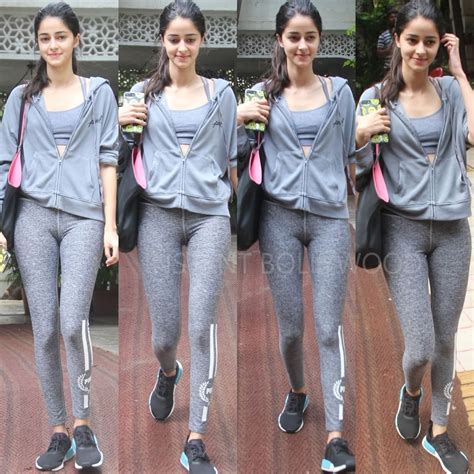 Bollywood Starlet Ananya Pandey Clicked After Her Gym Session Today