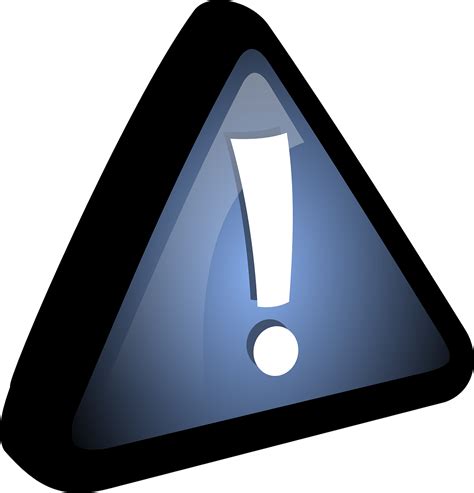 Exclamation Point Png Blue
