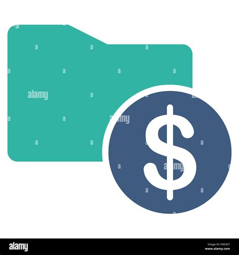 Money Folder Icon From Business Bicolor Set Stock Photo Alamy