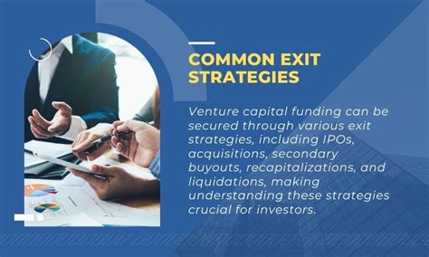 Exit Strategies And Their Impact On Venture Capital Funding Valuation