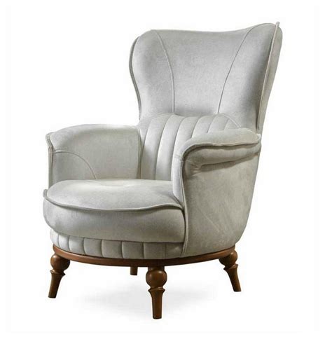 Jvmoebel Sessel Sessel Luxus Design Textil Klassisches Stil Möbel