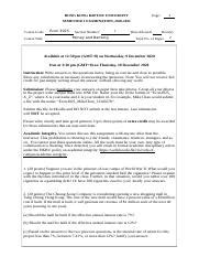 Econ3025 Final Fall2020 1 Docx HONG KONG BAPTIST UNIVERSITY 1 Page