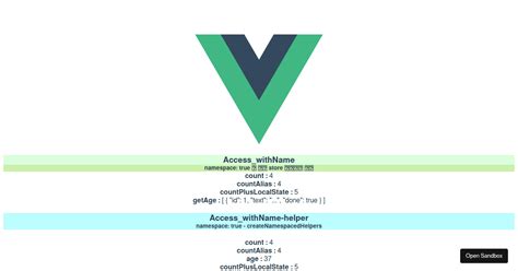 Vuex Mapstate With Namespace Codesandbox