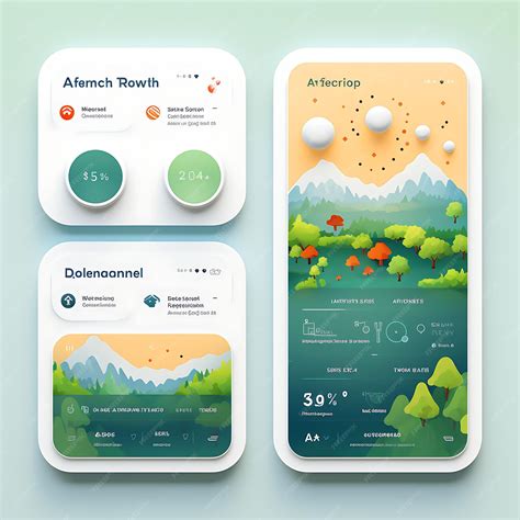 Premium Ai Image Mobile App Layout Design Of Allergy And Asthma Tracker Practical And