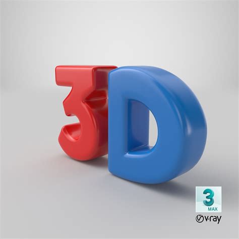 3d text 3d model turbosquid 2130627