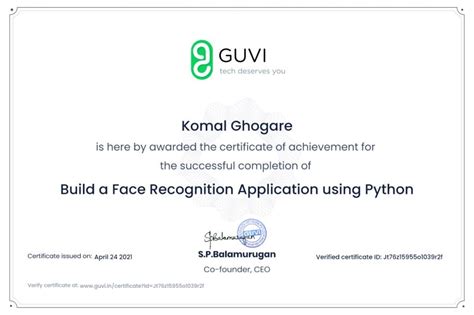 Komal Ghogare On Linkedin Aiforindia Guvi Python Aicte