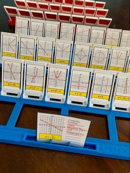 Guess Who Functions And Graphs Guessing Game By The Math Cafe